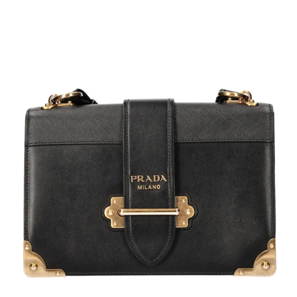 Prada Cahier Leather Crossbody Bag - Emgo Luxury